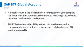 SAP BTP PPT Administration kjafbkjabfakjfbakjsfbaksjfbkj | PPTX