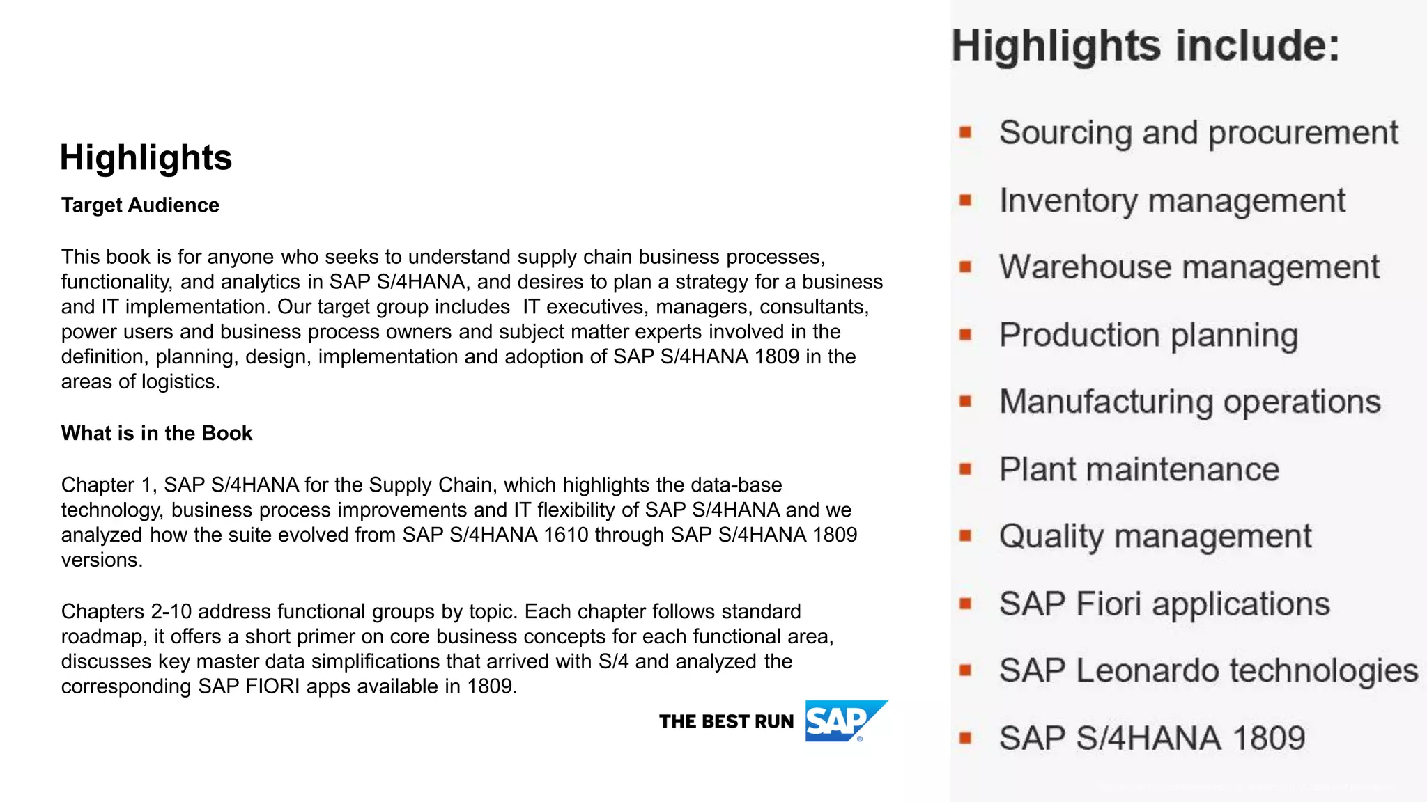 Logisitics with SAP S/4HANA An Introduction | PDF