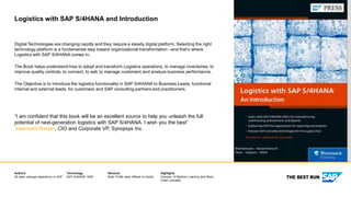 Logisitics with SAP S/4HANA An Introduction | PDF