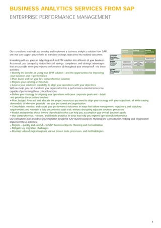 Sap Business Analytics Services | PDF