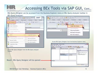 SAP Business Explorer bex hr | PPT