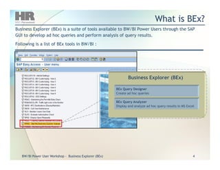 SAP Business Explorer bex hr | PPT