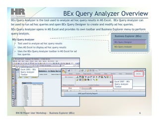 SAP Business Explorer bex hr | PPT