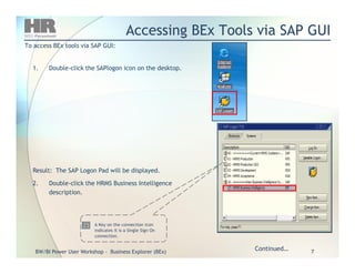 SAP Business Explorer bex hr | PPT