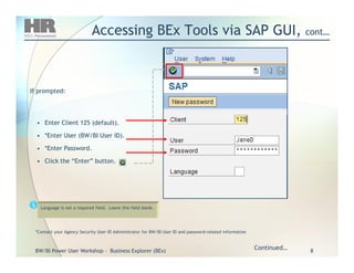 SAP Business Explorer bex hr | PPT