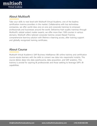 SAP Business Intelligence (BI) Online Training Certification - PPT.pdf