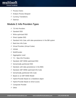SAP Business Intelligence (BI) Online Training Certification - PPT.pdf