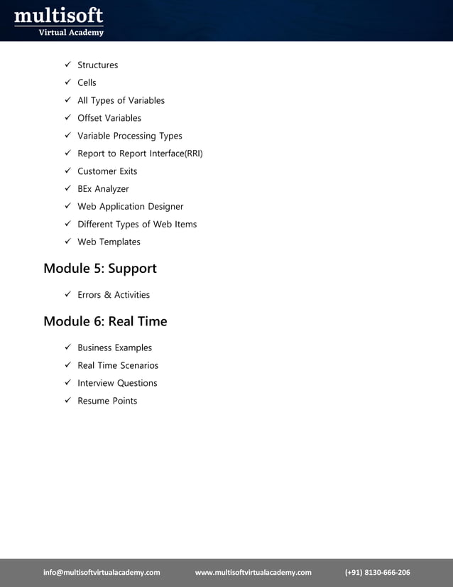 SAP Business Intelligence (BI) Online Training Certification - PPT.pdf ...