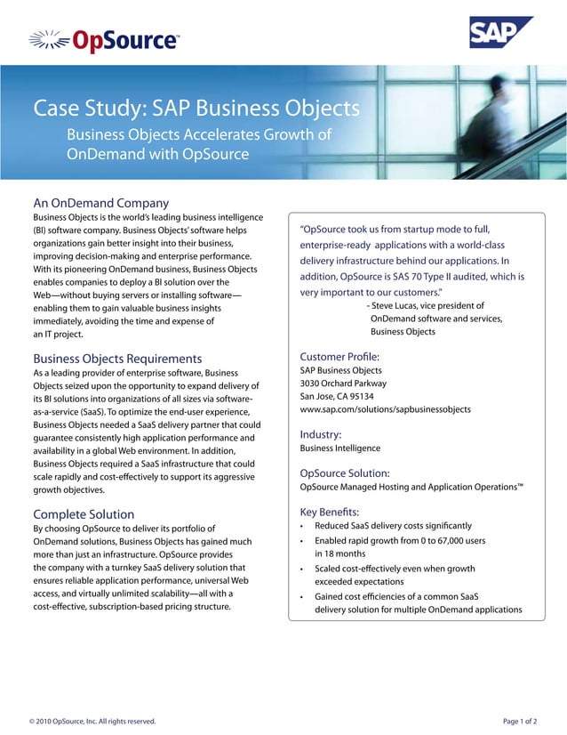SAP Business Objects | PDF