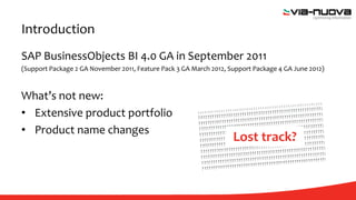 SAP BusinessObjects BI 4.x | PPTX