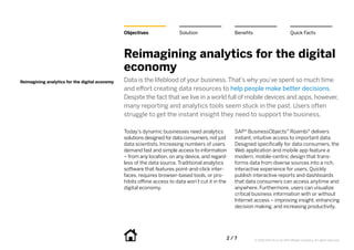 SAP BusinessOjects Roambi Solution Relief - Mobile Data Visualization | PDF