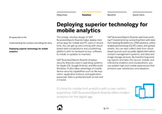 SAP BusinessOjects Roambi Solution Relief - Mobile Data Visualization | PDF