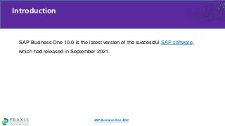 SAP Business One 10.0 | PPTX