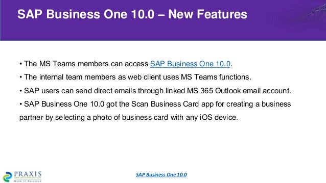 SAP Business One 10.0 | PPTX