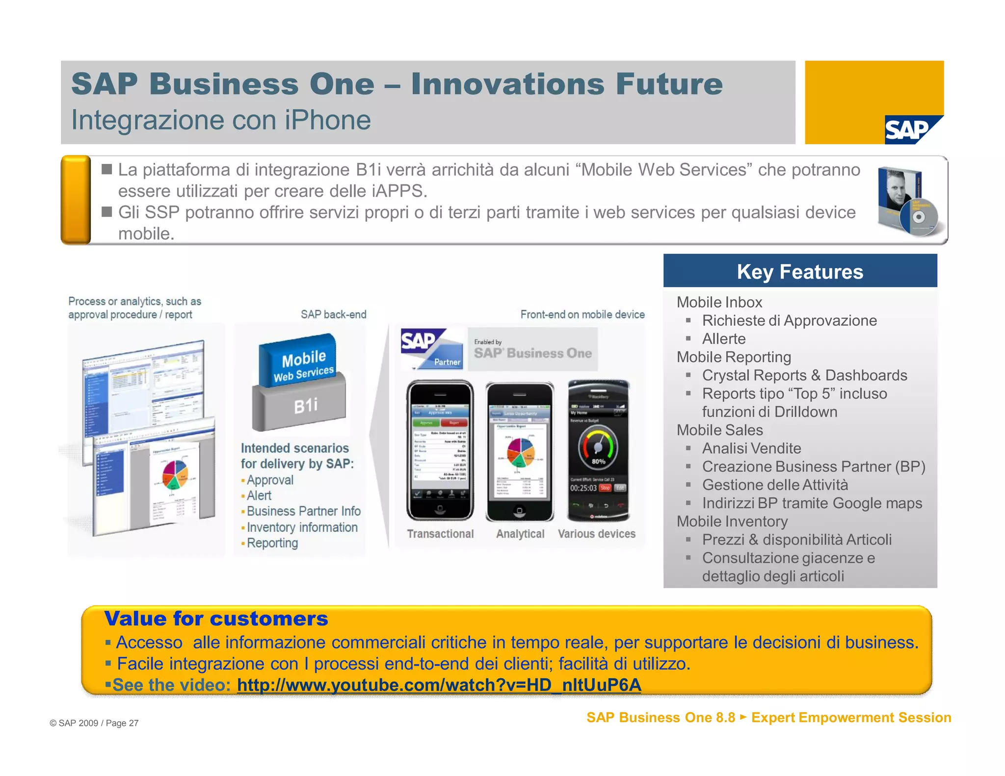 Sap Business One Allo Smau Business Di Roma 2010 | PDF