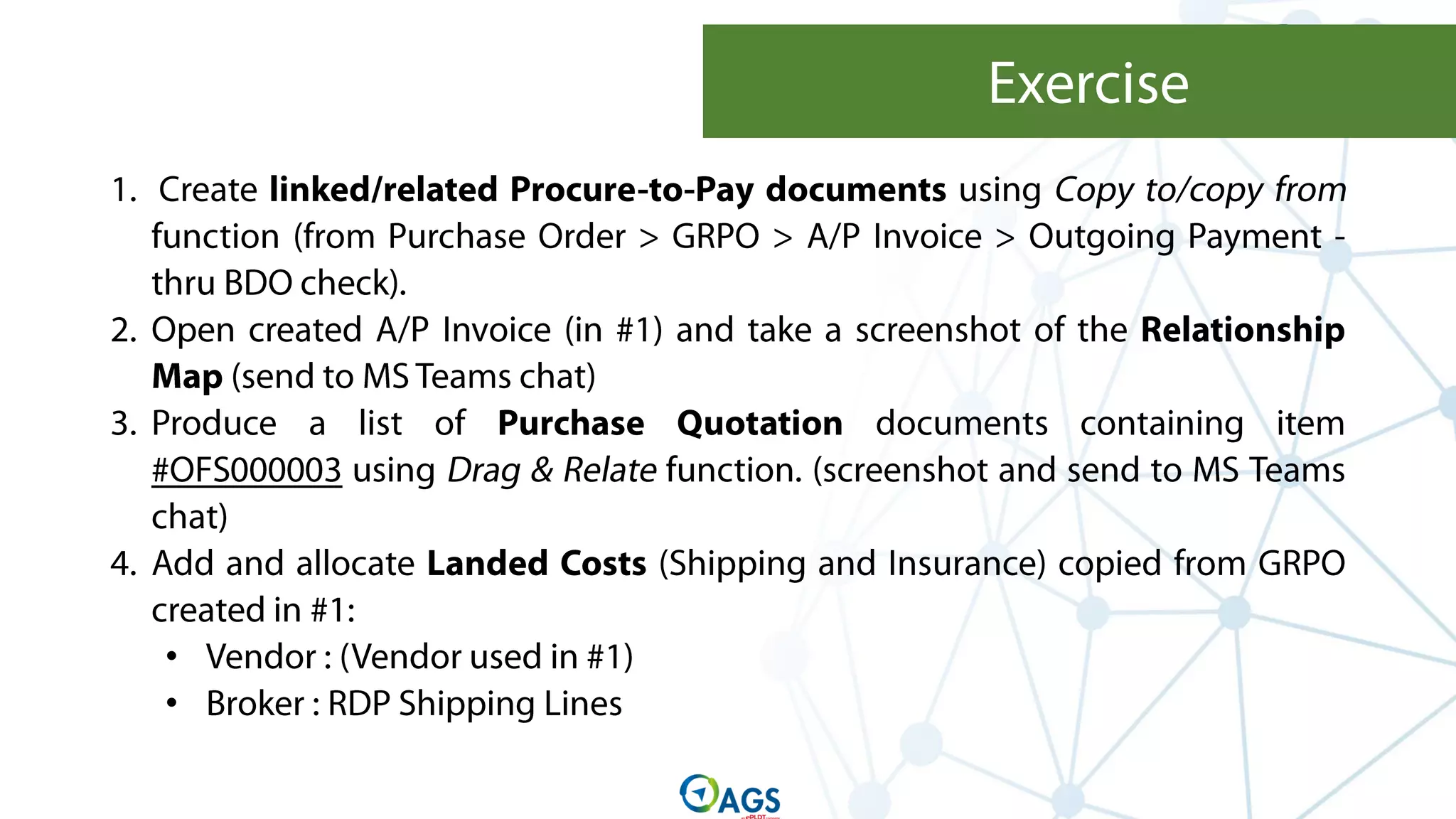 SAP Business One Basics and Procure to Pay | PPT