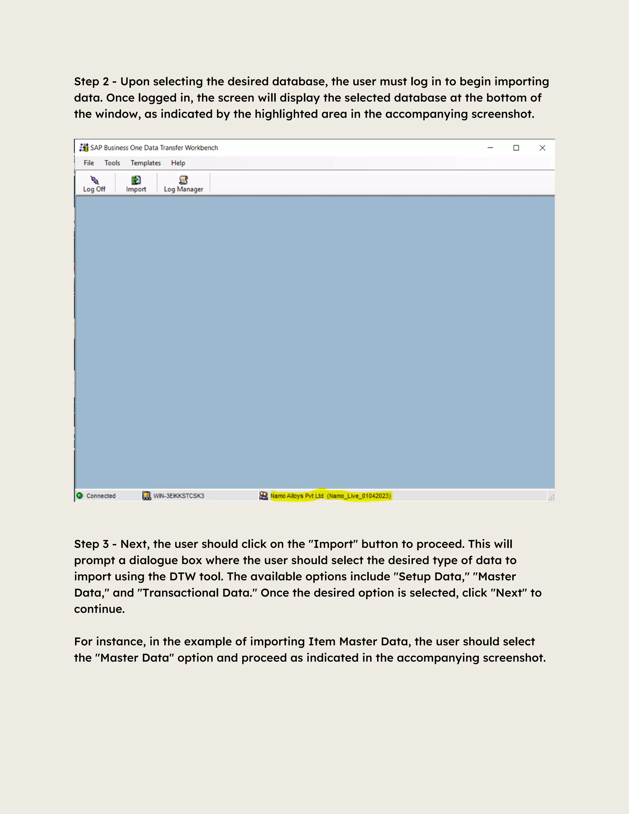 SAP Business One Data Transfer Workbench Tool | PDF