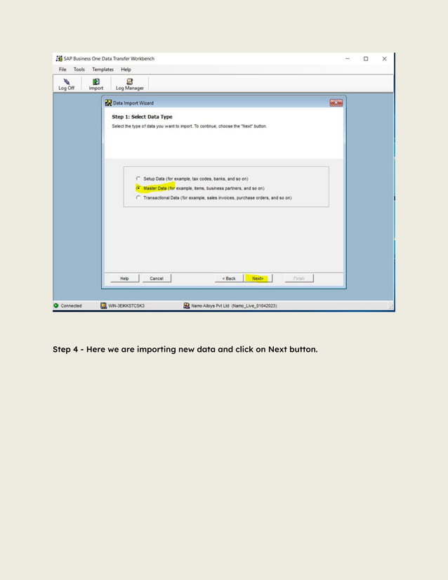 SAP Business One Data Transfer Workbench Tool | PDF | Databases ...