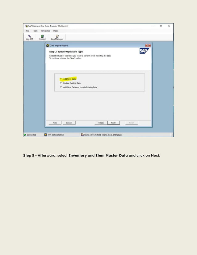 SAP Business One Data Transfer Workbench Tool | PDF | Databases ...