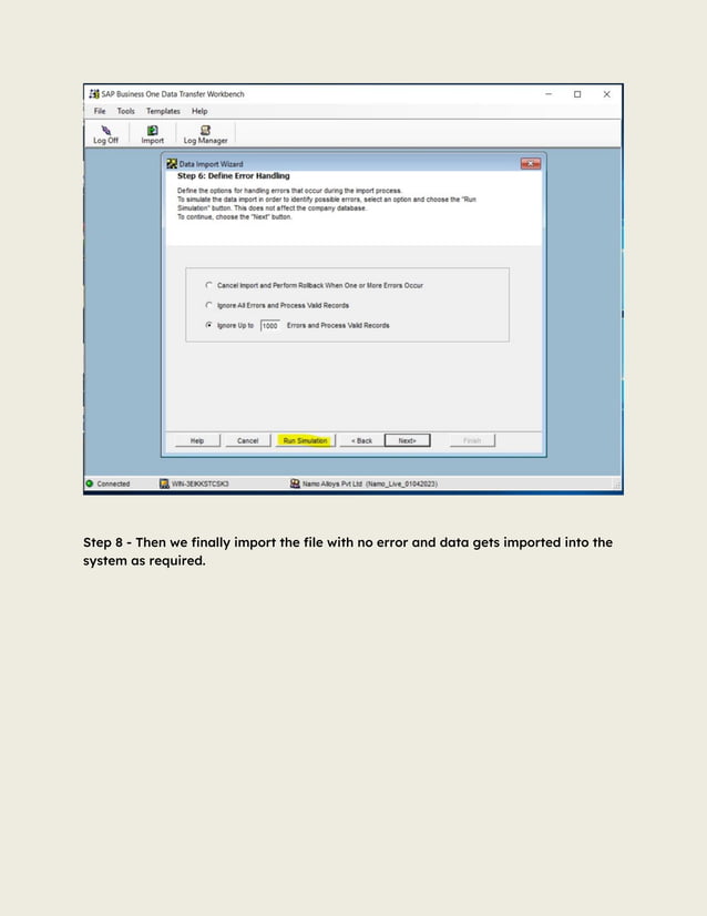 Sap Business One Data Transfer Workbench Tool Pdf Databases