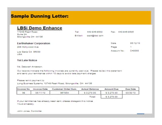 Sap business one_dunning_process | PDF