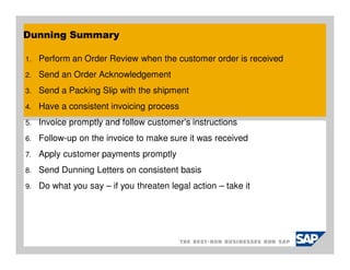 Sap business one_dunning_process | PDF