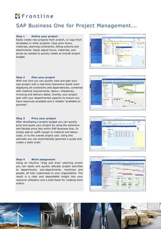 SAP Business One for Project Management | PDF