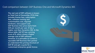 Sap business one or microsoft dynamics 365 which erp is better for your ...