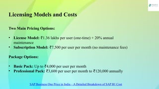 SAP Business One Price in India – A Detailed Breakdown of SAP B1 Cost.pptx