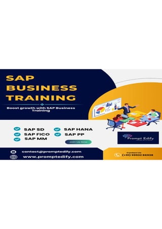 SAP Business Training Djibouti at Prompt Edify | PDF