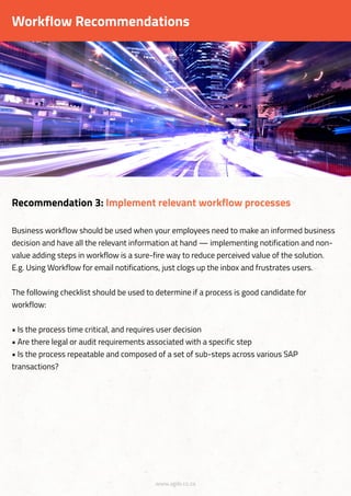 SAP Business Workflow - Best Practices | PDF