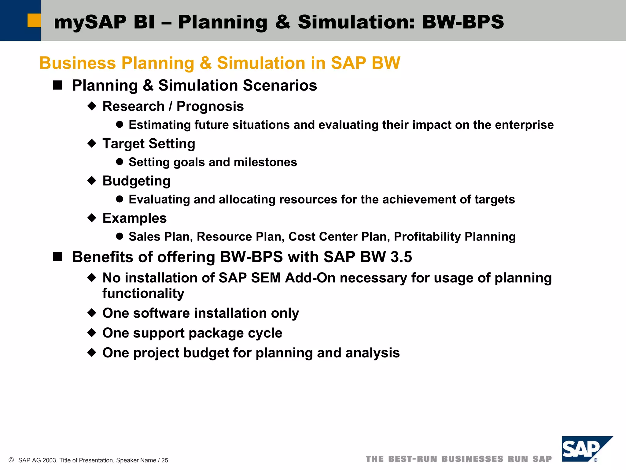 Sap Bw 3.5 Overview | PPT