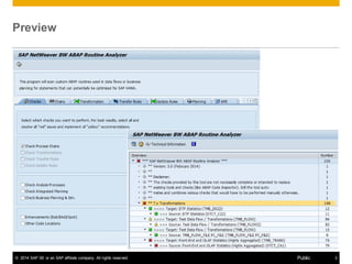 Sap bw abap_analyzer_v3_4_ppt | PDF
