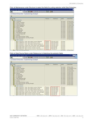 Sap bw lo extraction | PDF