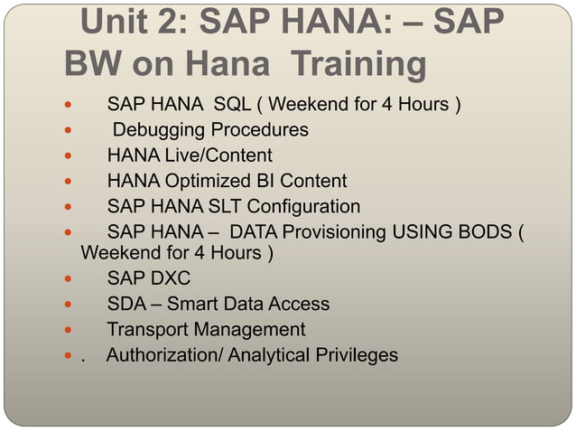 Sap bw on hana ramireddy ppt | PPT