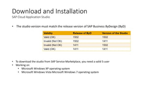 SAP ByDesign Development | PPT