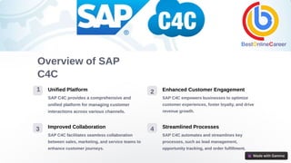SAP C4C Functional Online Training Demo Session | PPTX