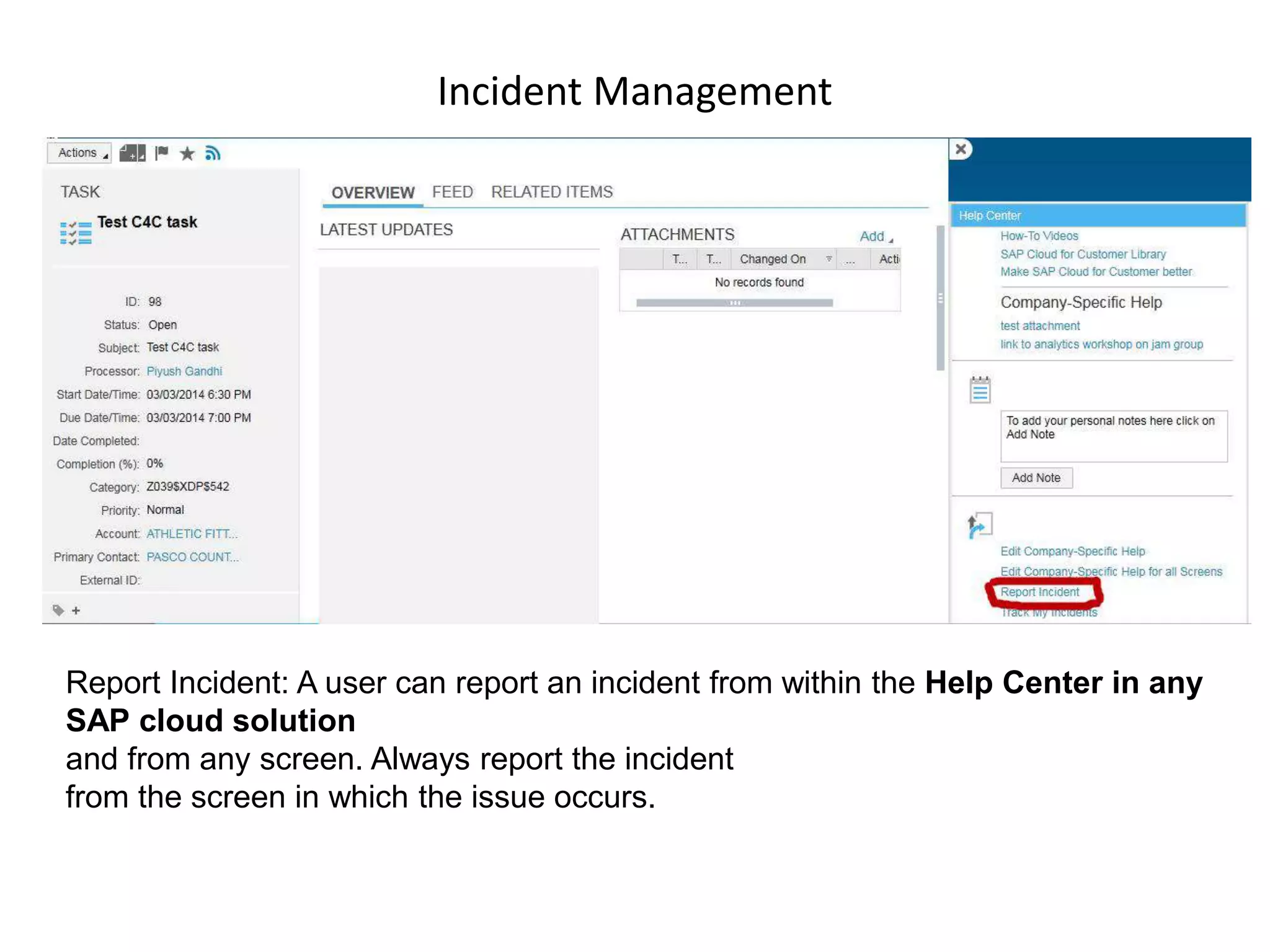SAP C4C overview | PPTX