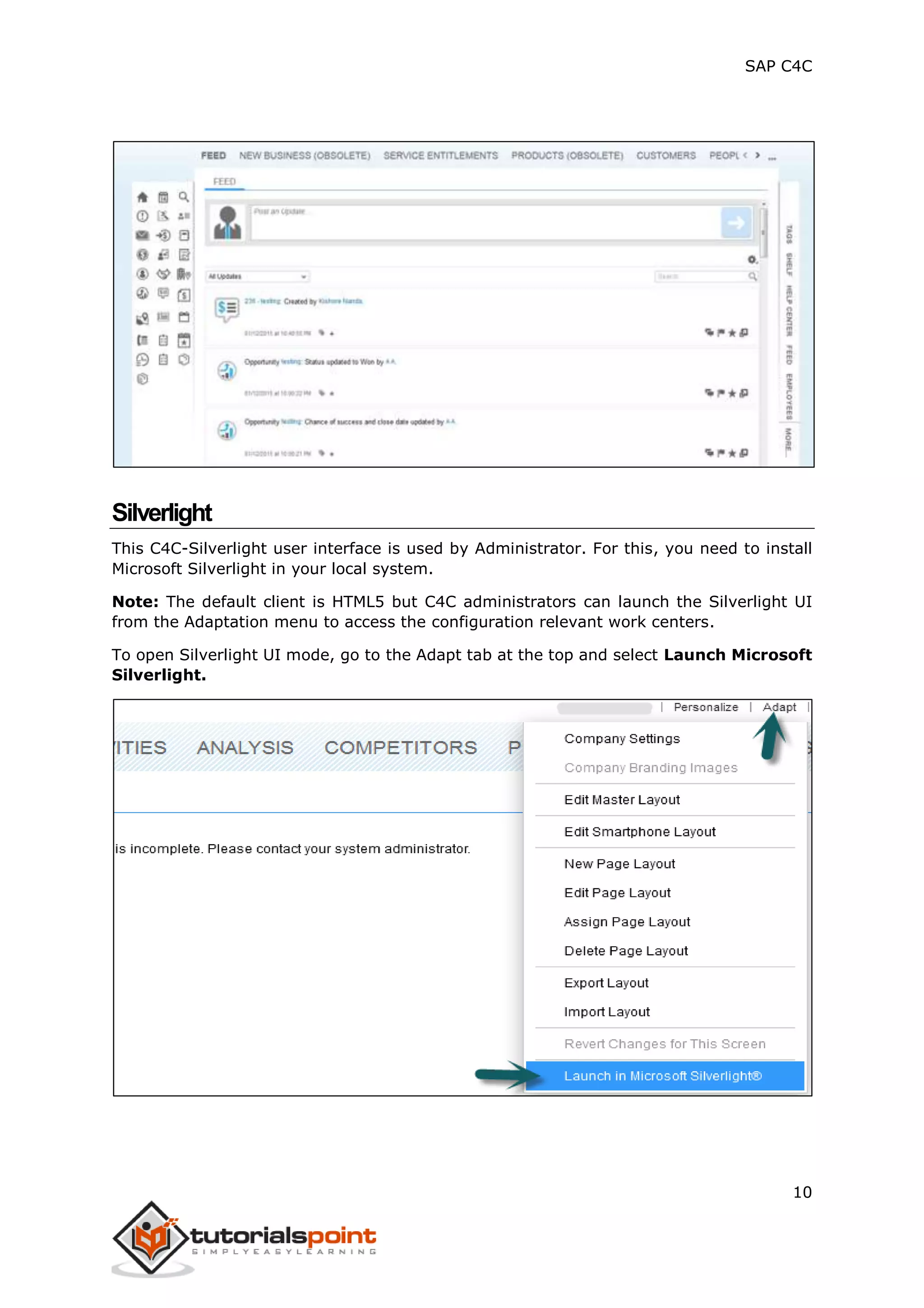Sap c4c tutorial | PDF