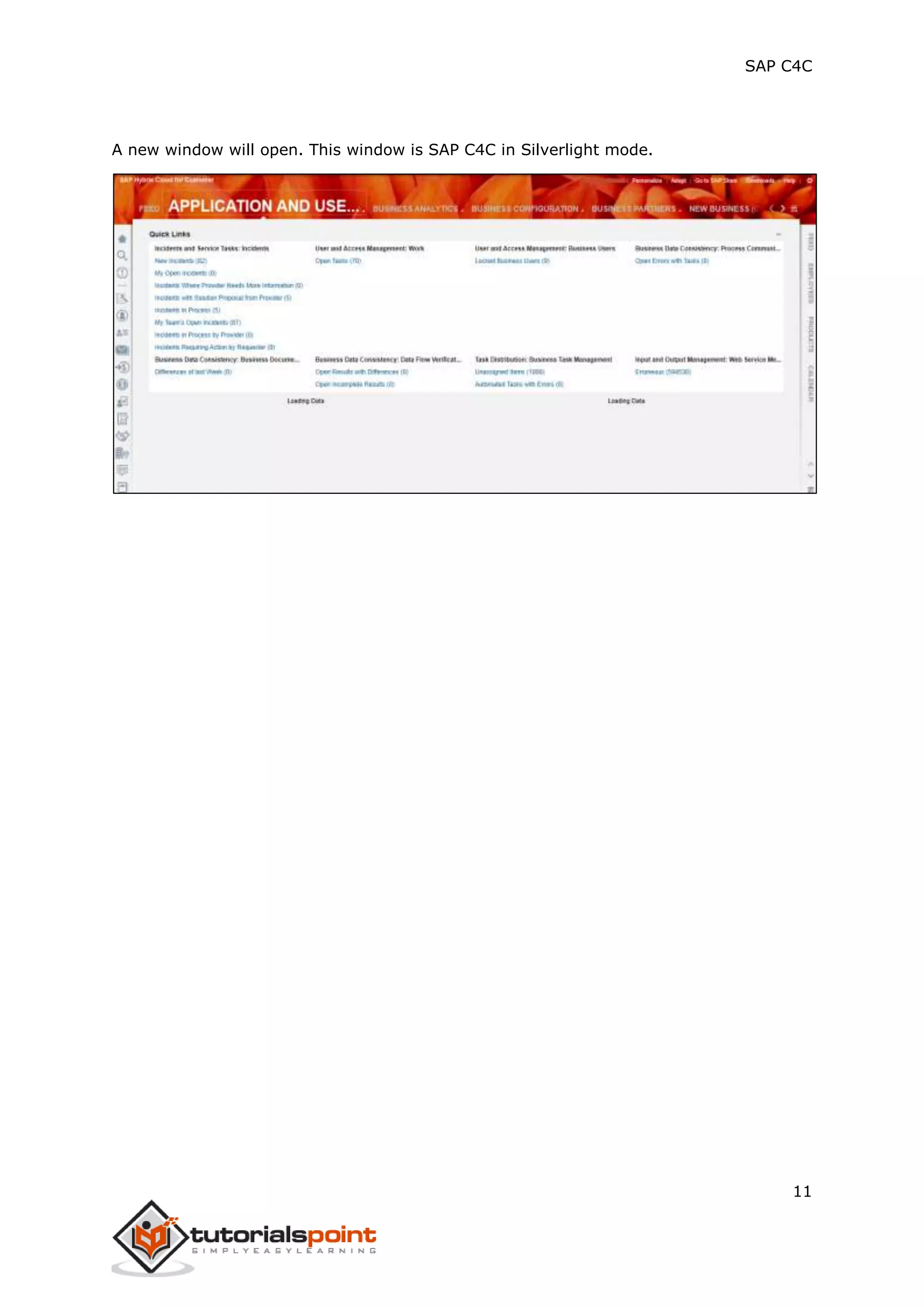 Sap c4c tutorial | PDF | Computing | Technology & Computing