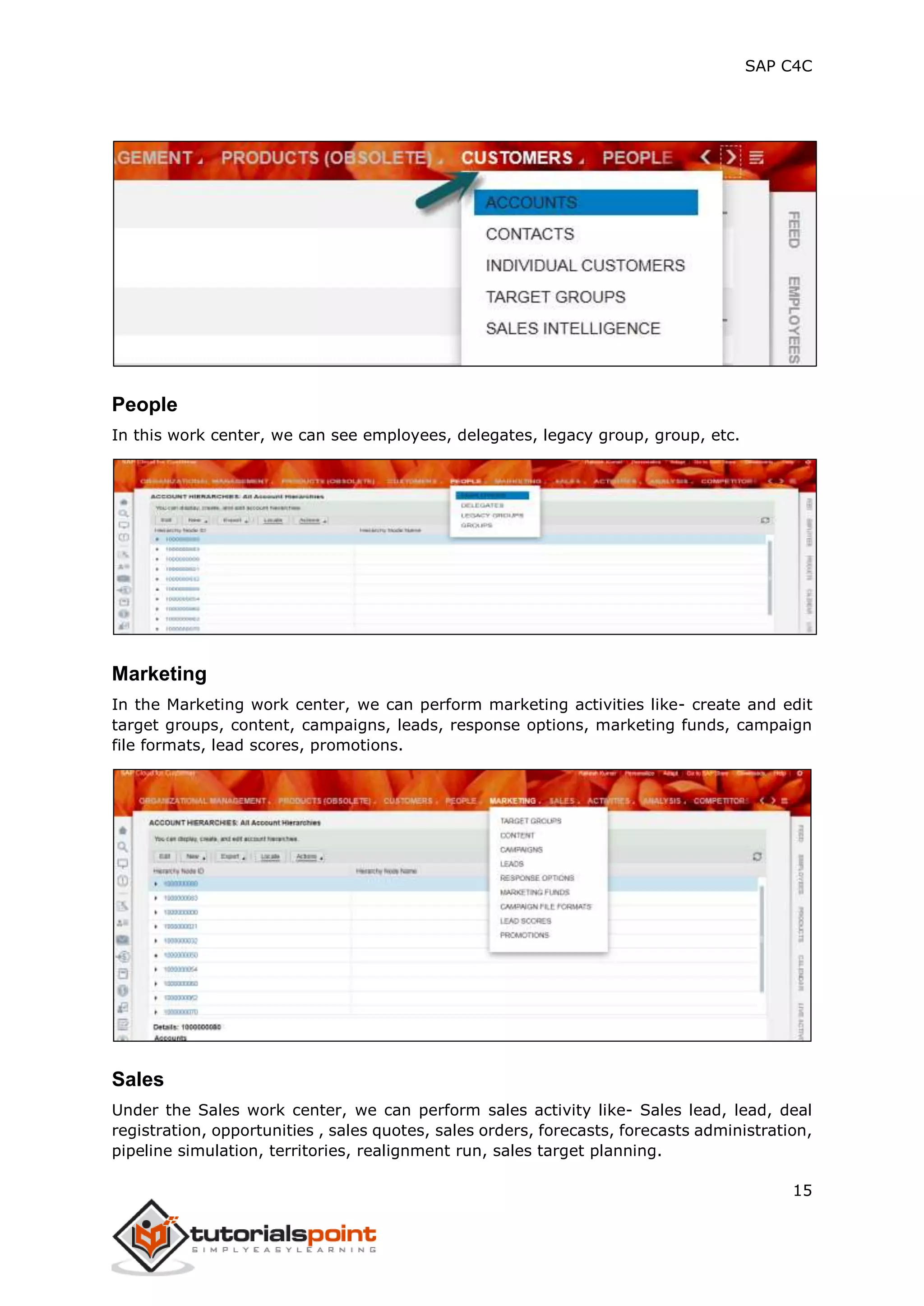 Sap c4c tutorial | PDF