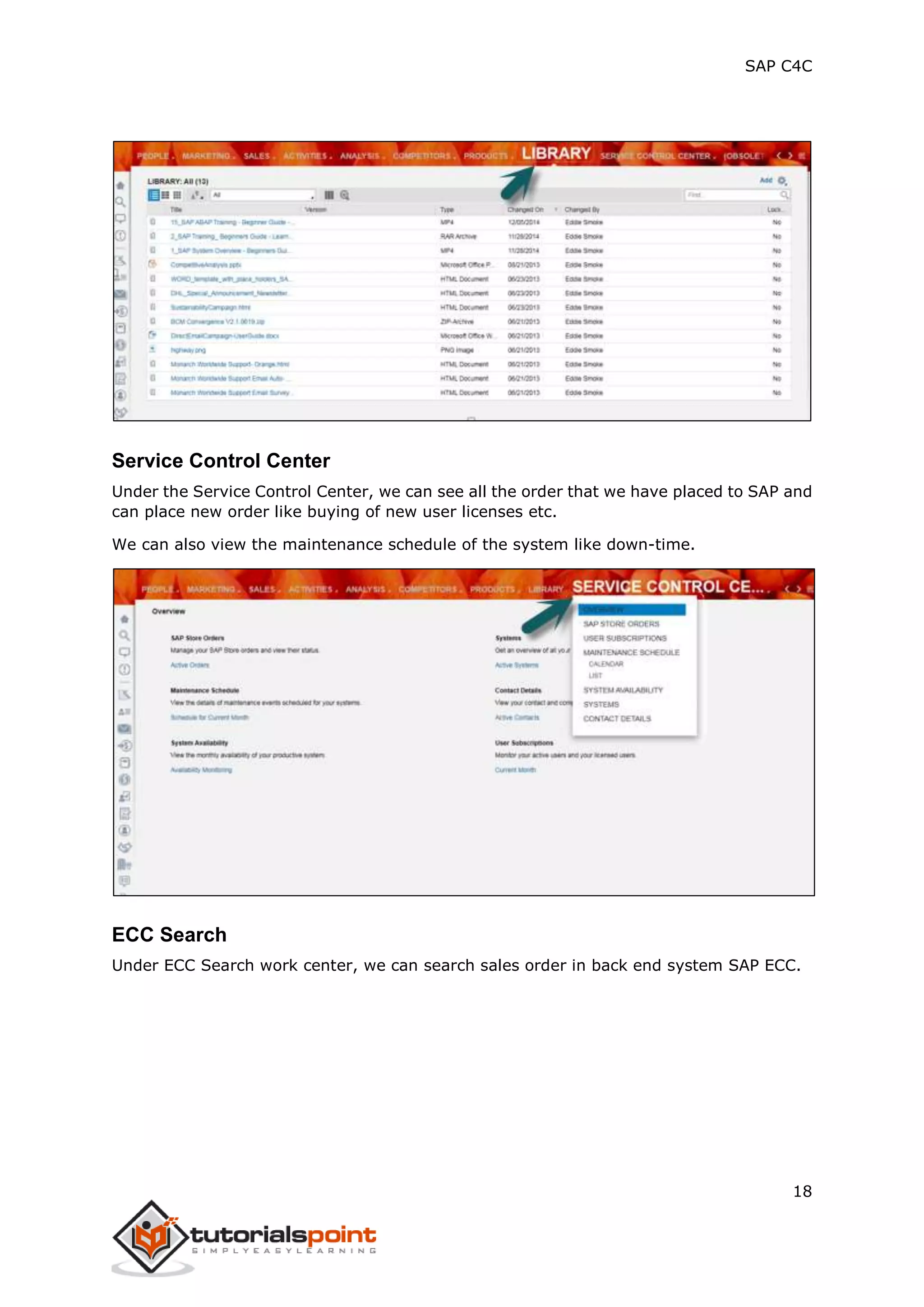 Sap C4c Tutorial Pdf Computing Technology And Computing 4884