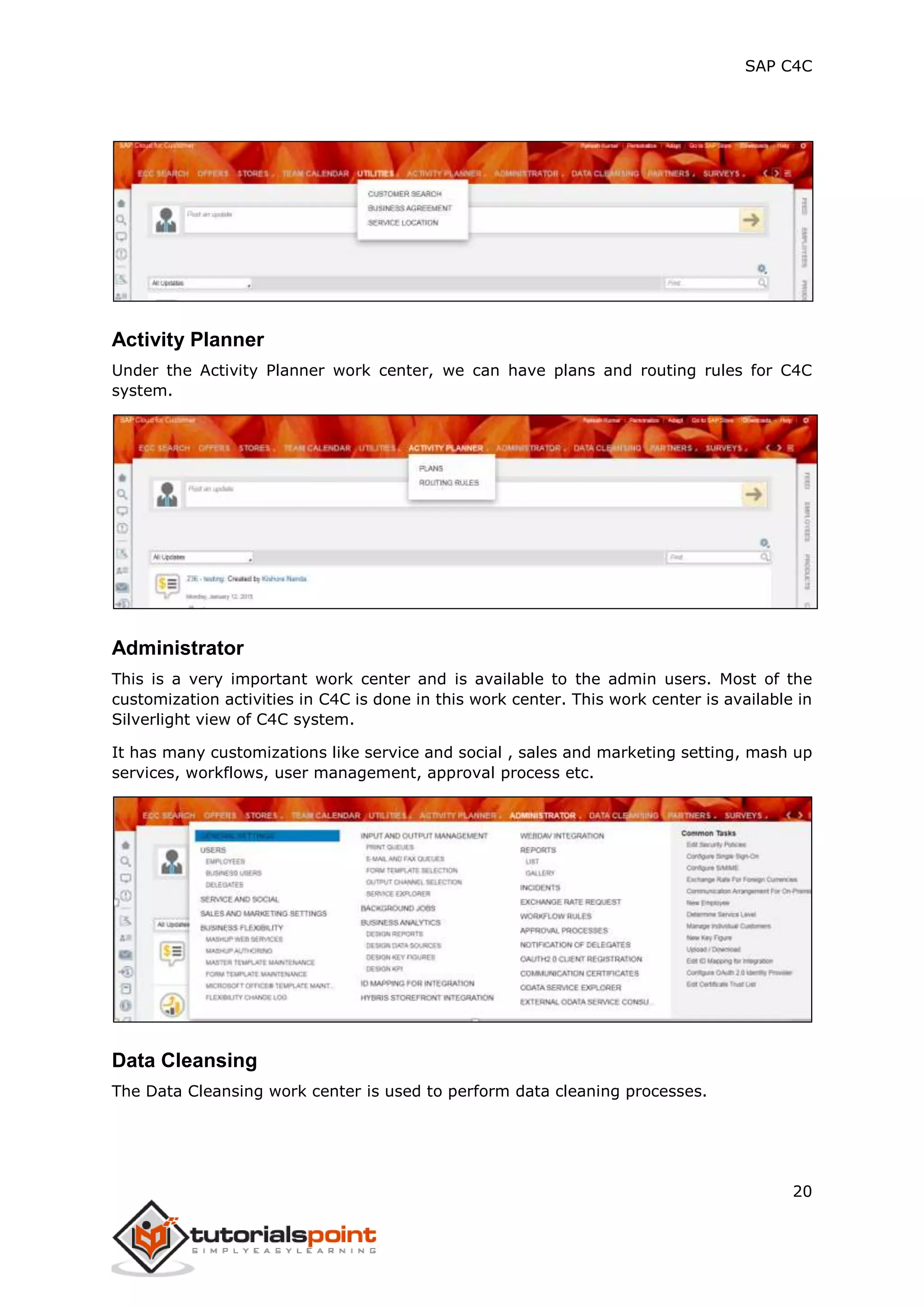 Sap c4c tutorial | PDF