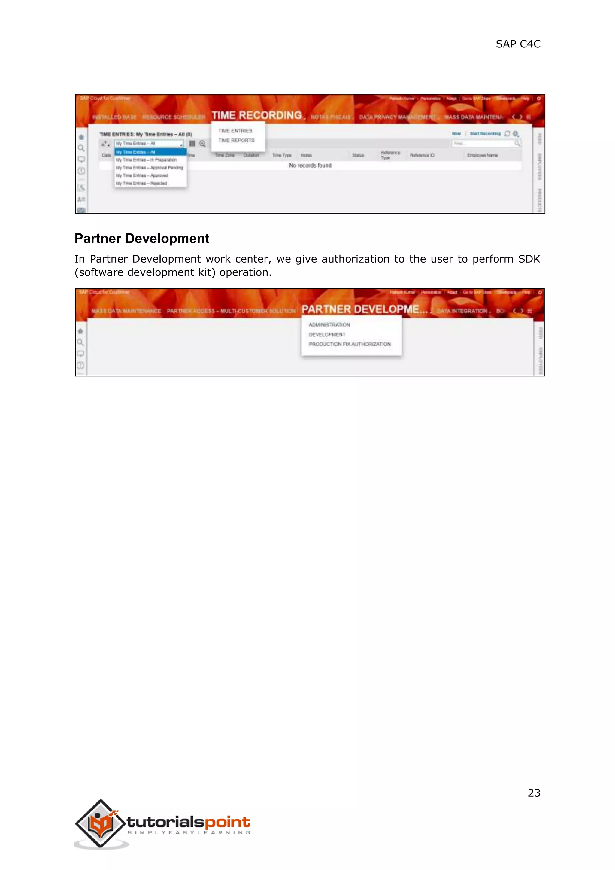 Sap C4c Tutorial Pdf Computing Technology And Computing 5326