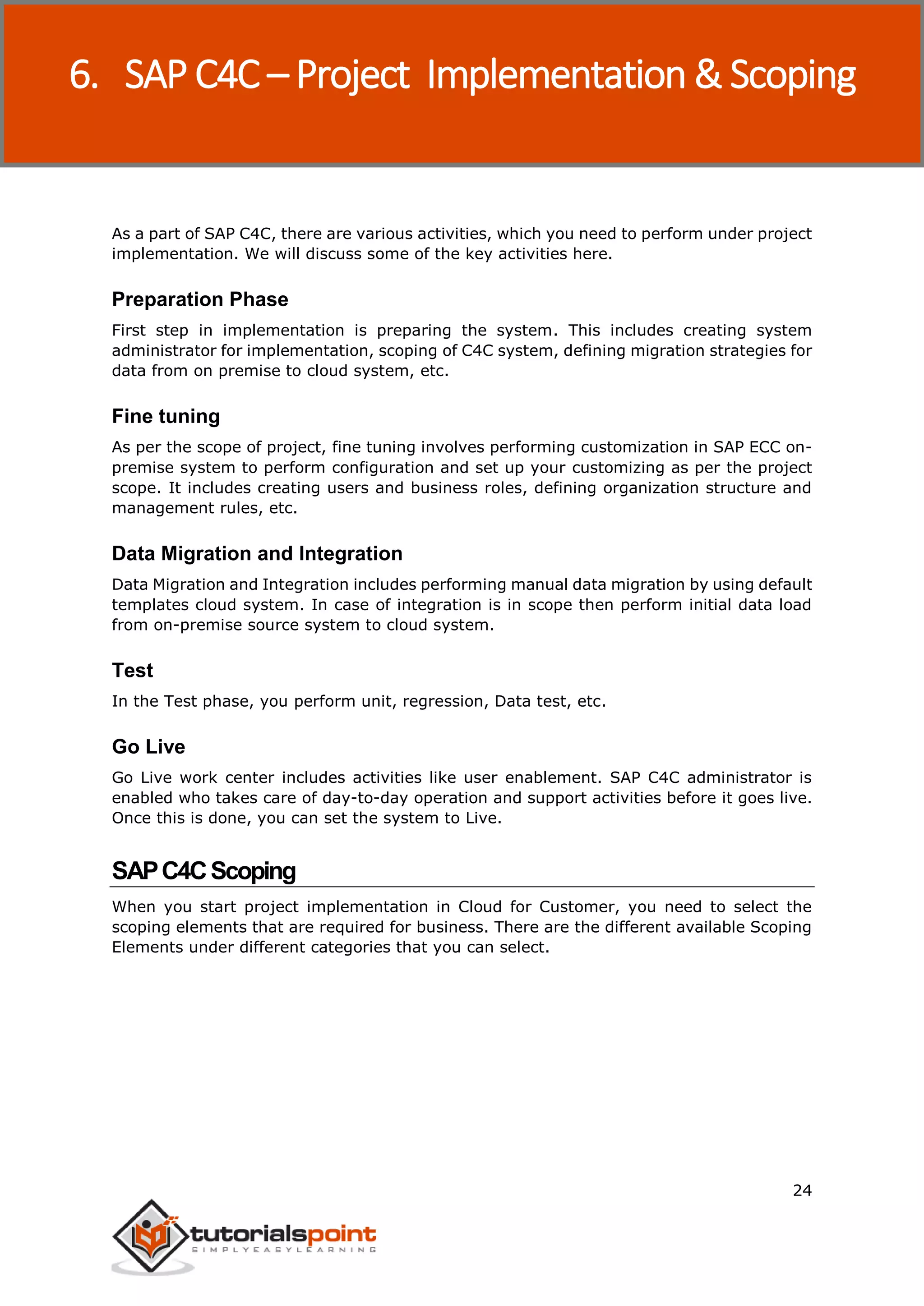 Sap C4c Tutorial Pdf Computing Technology And Computing 3263