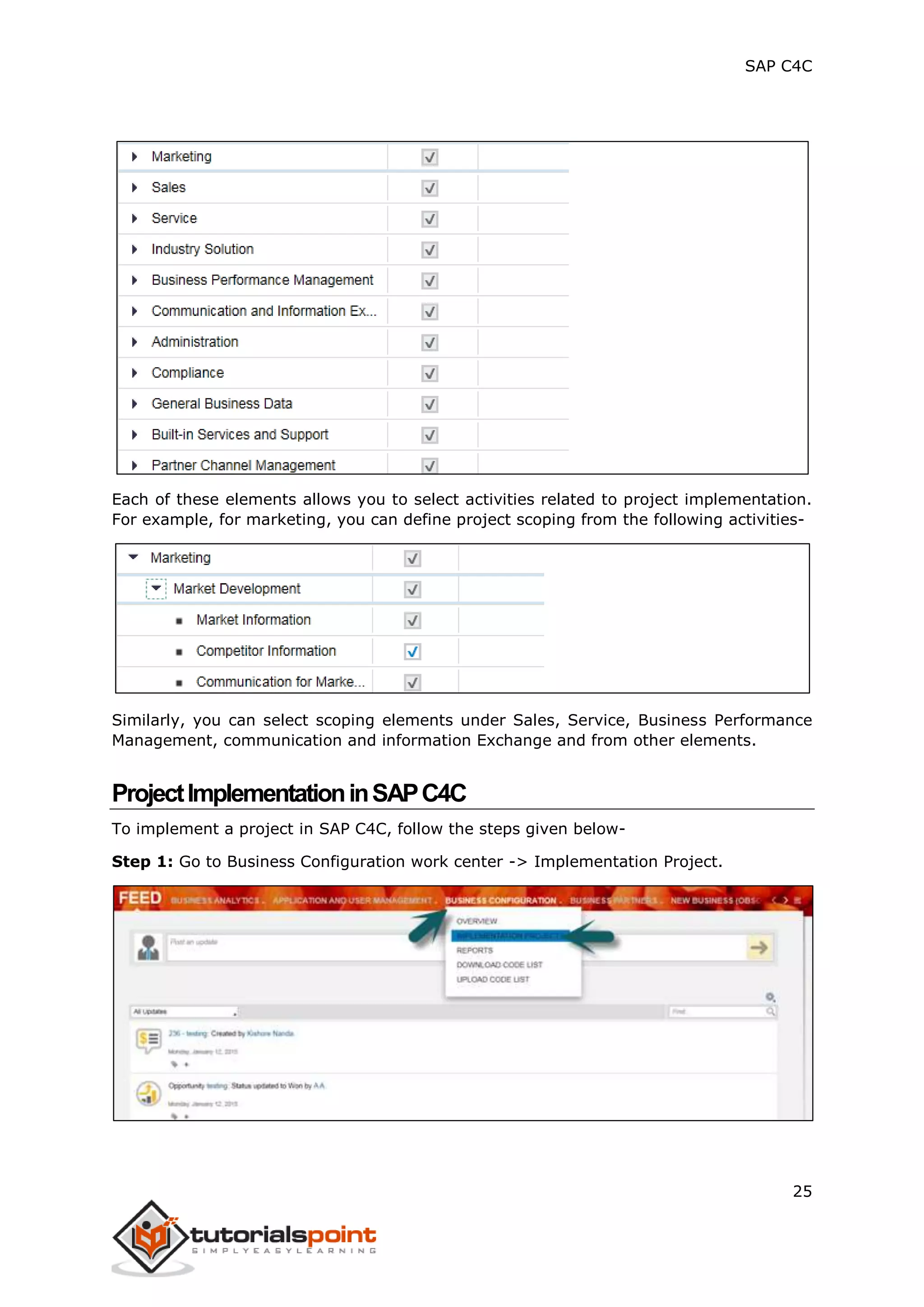 Sap c4c tutorial | PDF | Computing | Technology & Computing