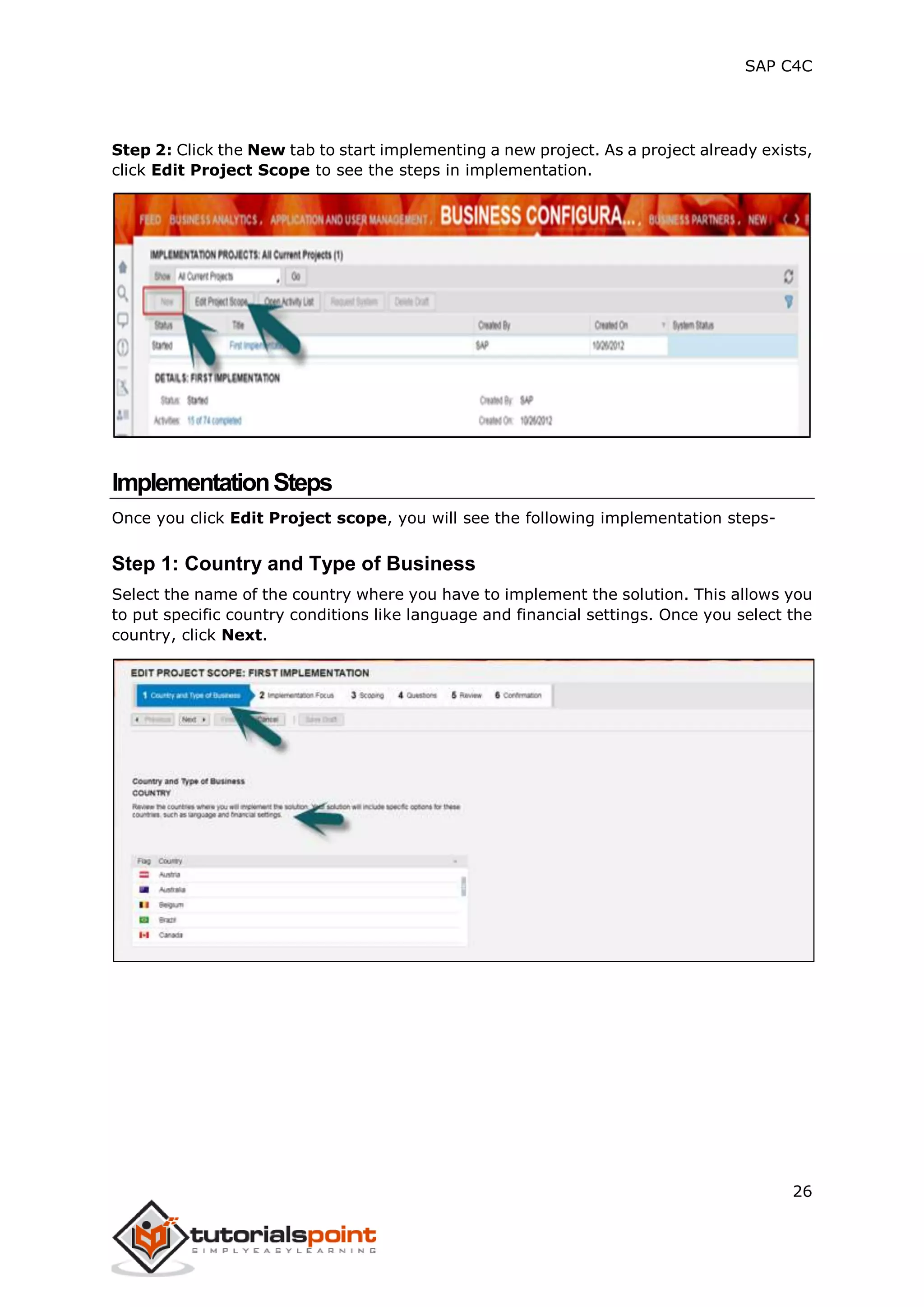 Sap C4c Tutorial Pdf Computing Technology And Computing 8722