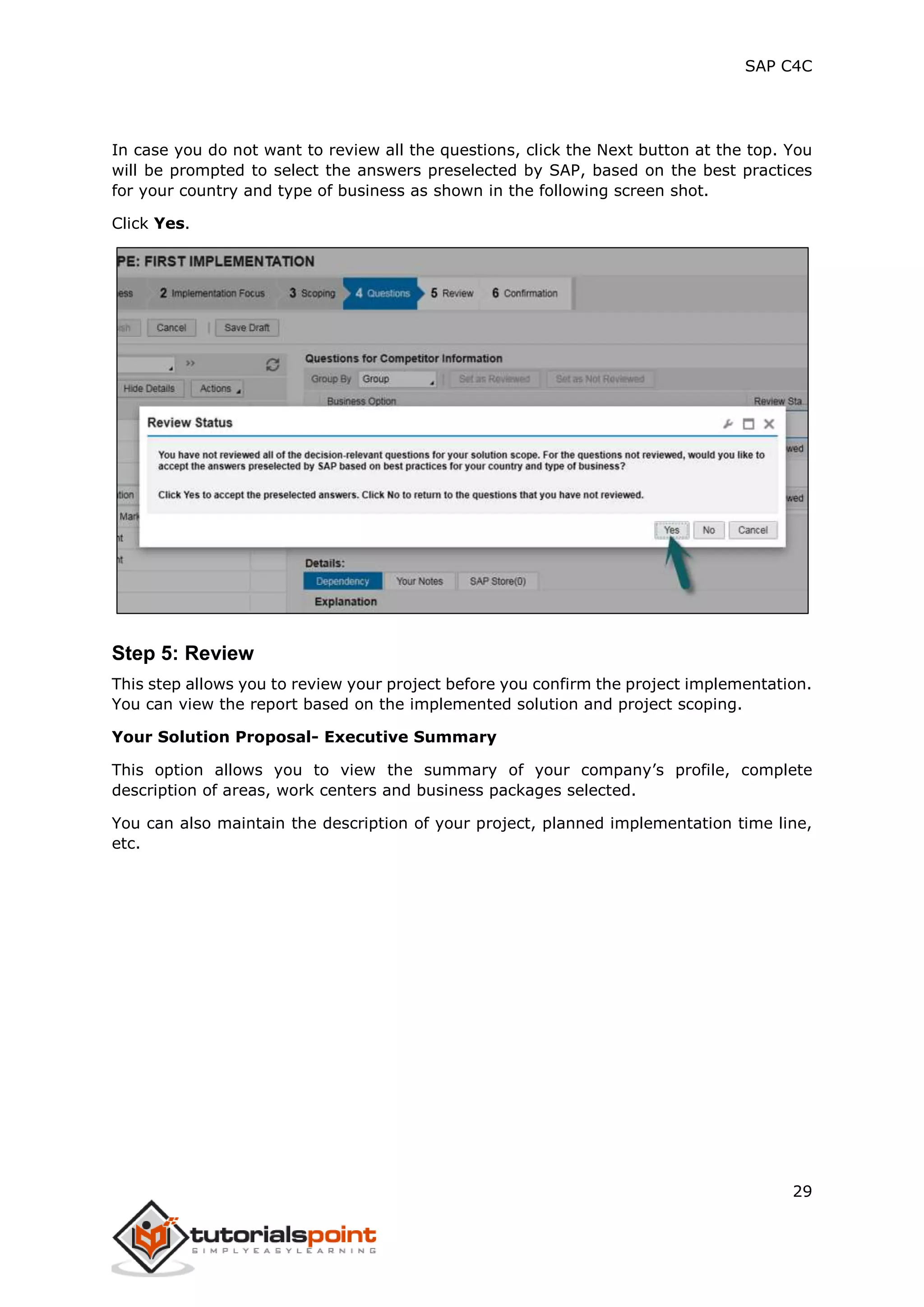 Sap c4c tutorial | PDF | Computing | Technology & Computing