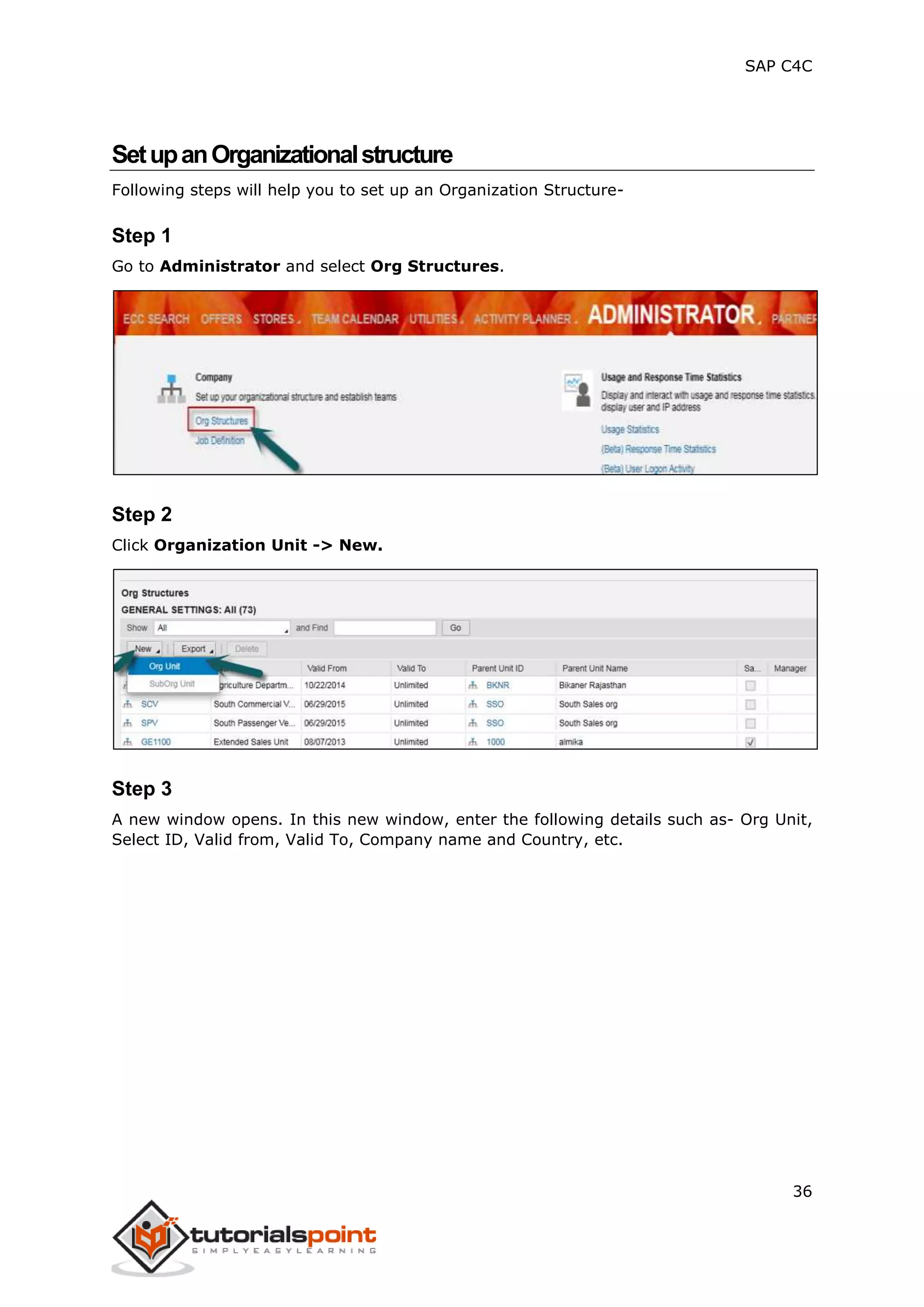 Sap C4c Tutorial Pdf Computing Technology And Computing 9736