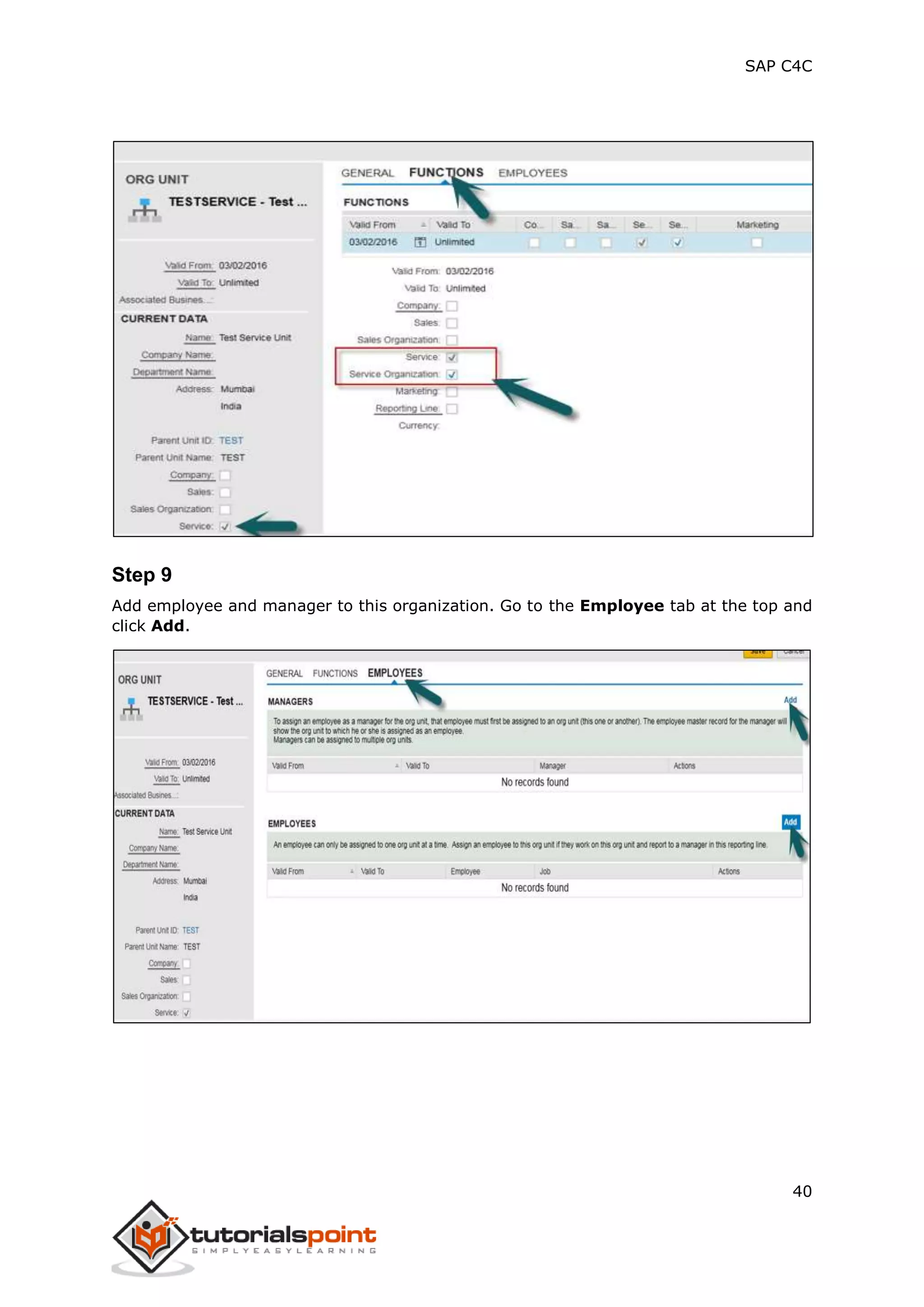 Sap c4c tutorial | PDF | Computing | Technology & Computing